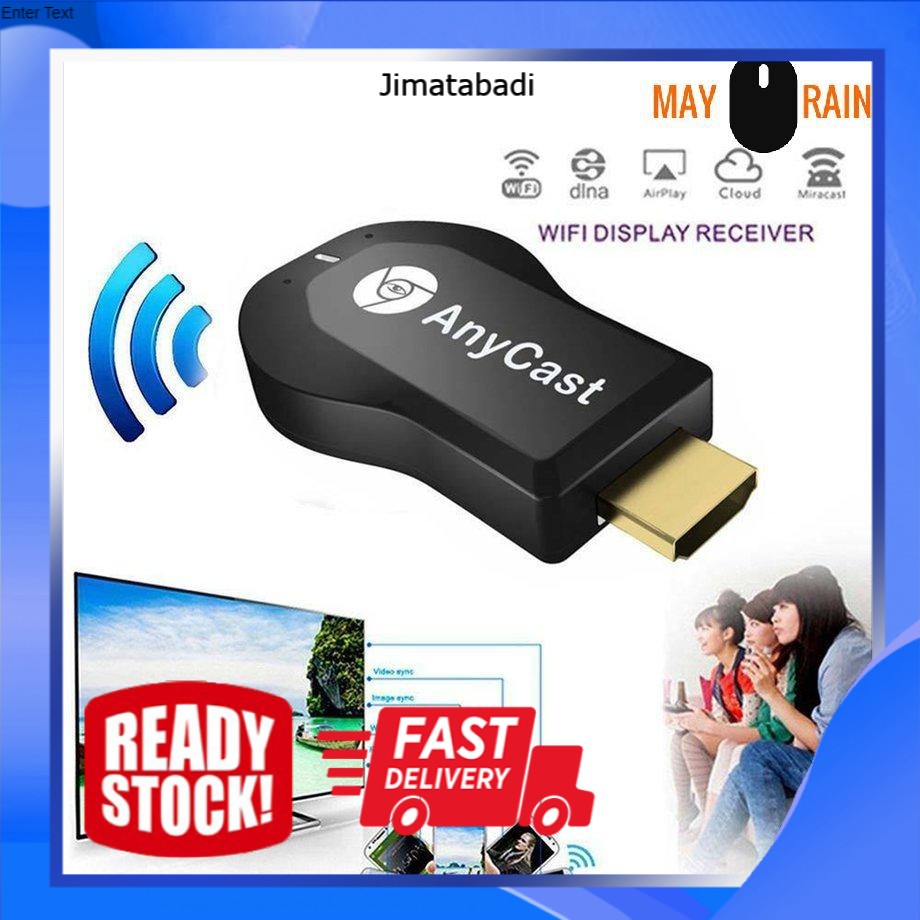 1080P Anyast Screen Display iOS Android Chrome Cast Anycast HD HDMI TV ...
