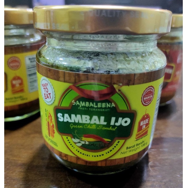 Sambaleena Sambal Ijo (botol 150gm) | Shopee Malaysia