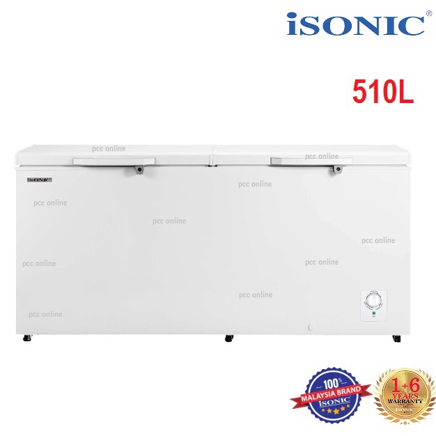 iSONIC ICF-622 DUAL FUNCTION CHEST FREEZER 2DOOR (510L) | Shopee Malaysia
