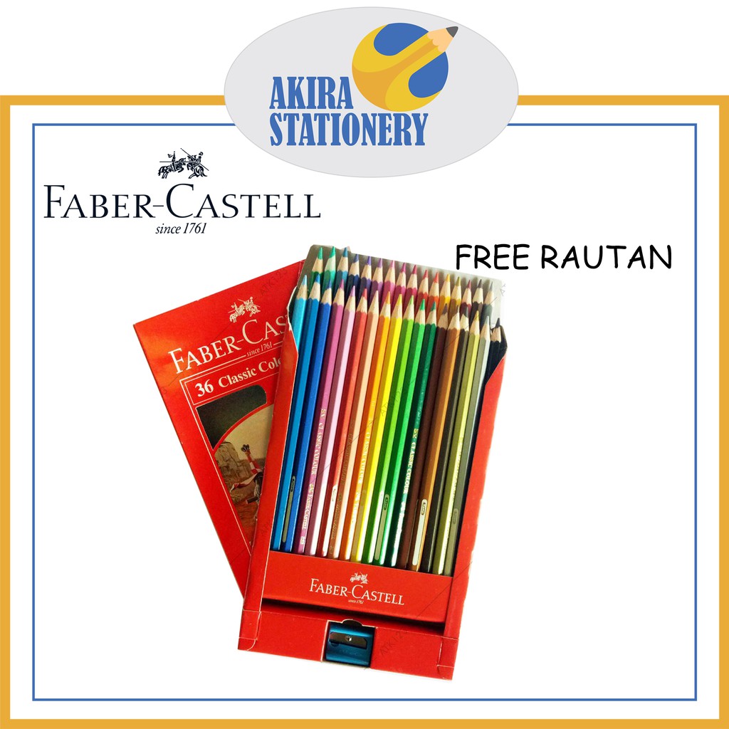 Faber Castell Classic Colored Pencils 36 Colors / Color Pencils 36 ...