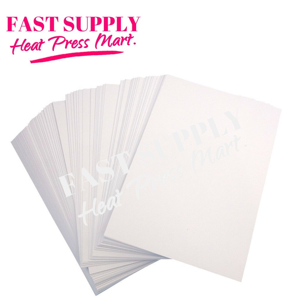 Sublimation Slow Dry Paper (White base, KOREAN) (A4) 100 pcs | Shopee ...