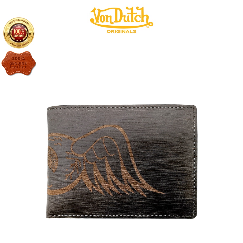 [SHOPEE EXCLUSIVE]Von Dutch Genuine Top Grain Full Leather Fashion ...