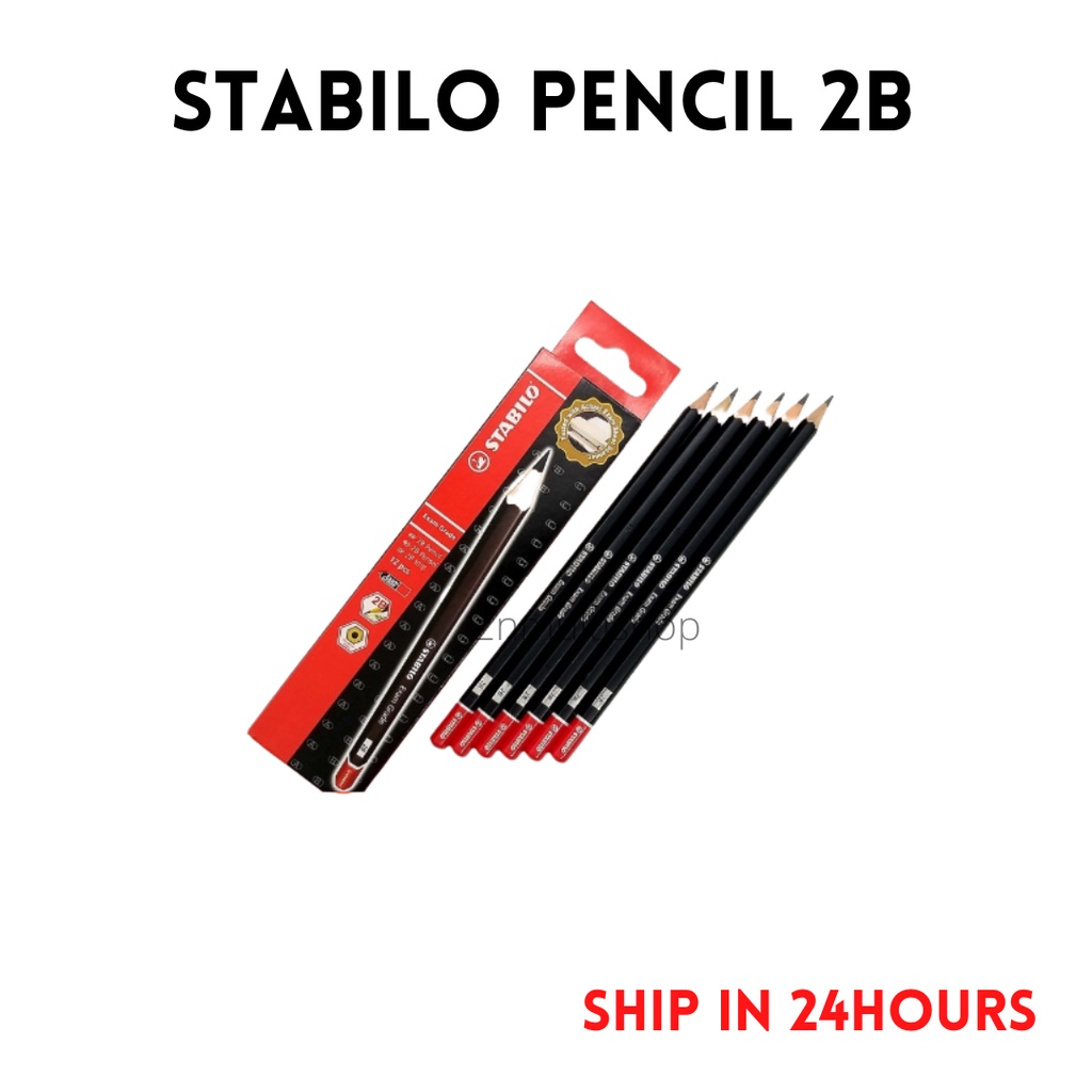 Stabilo Micro 288 Exam Grade 2B Pencil Gred Peperiksaan Pensil Kayu ...
