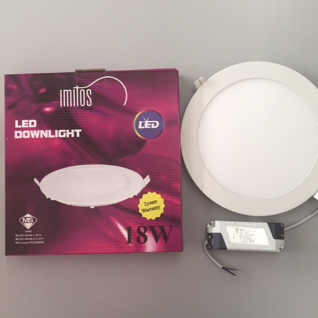 Imitos 8” 18W LED Round Downlight (SIRIM) | Shopee Malaysia