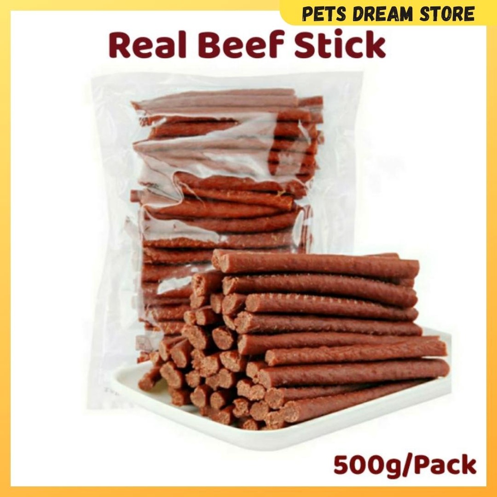 Dog Treats Beef Stick 500g Dog Snack Chicken stick Real Beef meat Strip ...