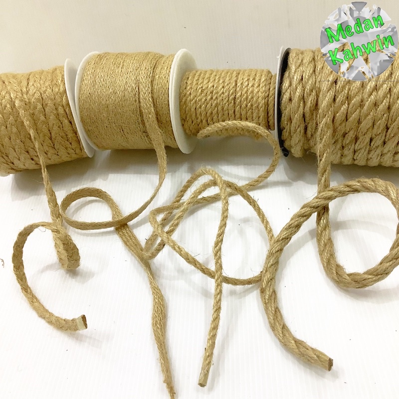 #EX0121 (meter) Tali Guni Beraneka Pattern Assorted Jute Rope Gunny @ 9 ...