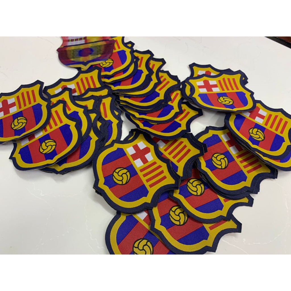Barcelona Fc Logo (Woven Iron On)Barca Badge | Patch | Lencana ...