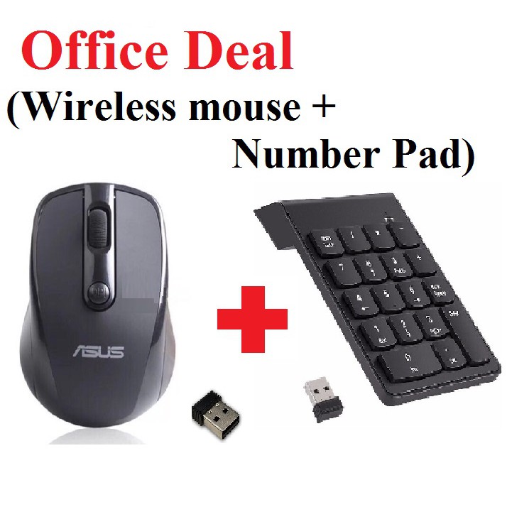 (Super Office Deal) Wireless Mouse + Wireless Number pad | Shopee Malaysia