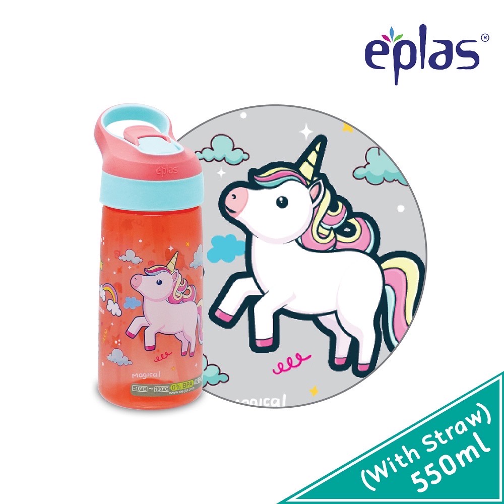 Eplas EBSP-550PP 550ml EBSP-850PP 850ml BPA-Free Plastic Kids Cartoon ...