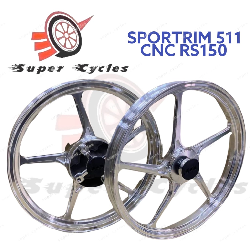 SPORTRIM 511 fg511 FULL CNC for YAMAHA Y15ZR Y16 LC135 HONDA RS150 / RSX (LIMITED EDITION) RIM ...