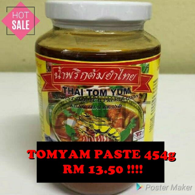 🔥[HOT SELLING]🔥 Paste Tomyam Thailand M,L & XL | PASTE TOMYAM THAI | PES TOMYAM 227g @ 454 g ...