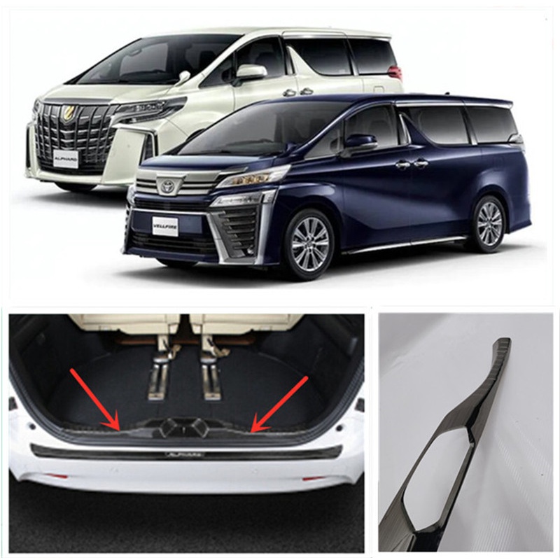 TOYOTA VELLFIRE / ALPHARD ANH30 2015-2020 Inner Rear Bumper Guard Trunk ...