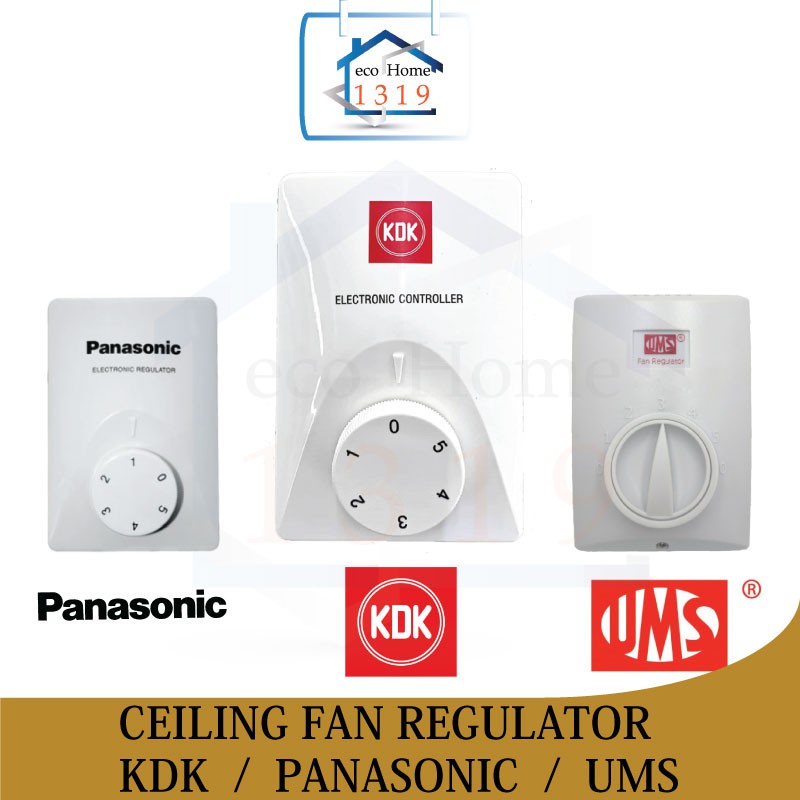 [ KDK/Panasonic/UMS ] Ceiling Fan Regulator | Shopee Malaysia
