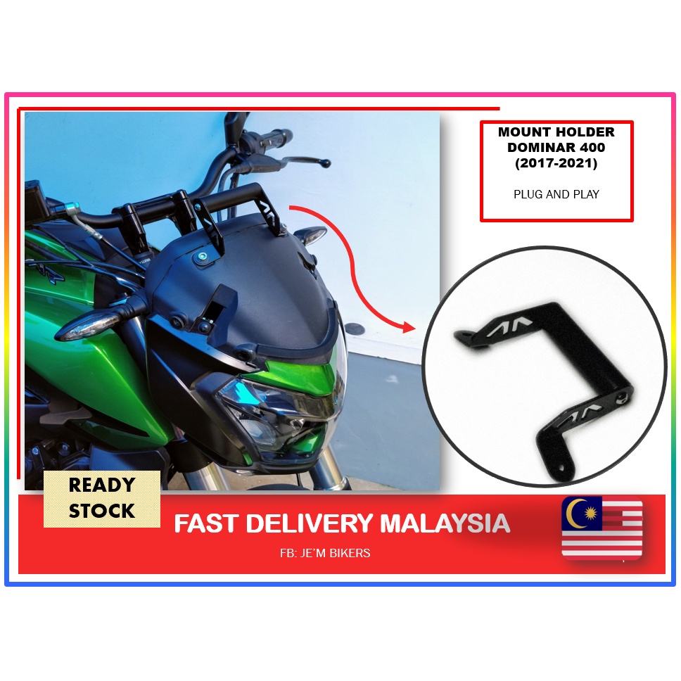 SMARTPHONE MOUNT HOLDER DOMINAR 250/400 (All Model) | Shopee Malaysia