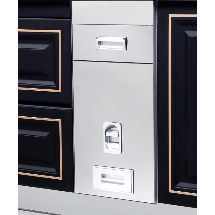 NAZHI Kitchen Rice Pull-Out Box/KICTHEN ACCESSORIES/STAINLESS STEEL ...