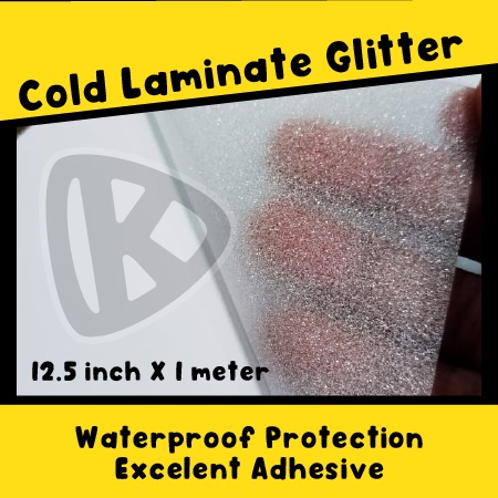 Cold Lamination Film Laminate Film Stickers Transparent ( Glitter) 12 ...