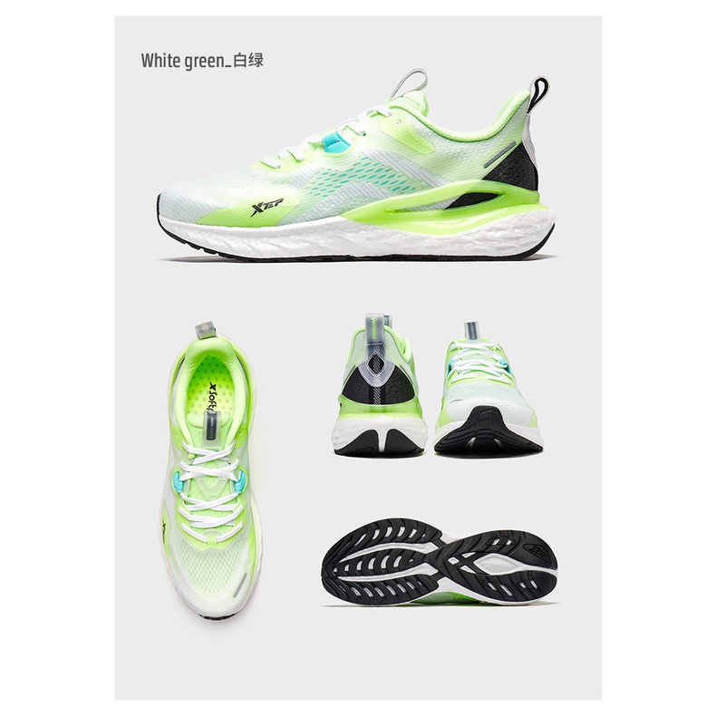 XTEP Dynamic Foam Men Running Shoes Lightweight Shock-Absorbing Casual ...