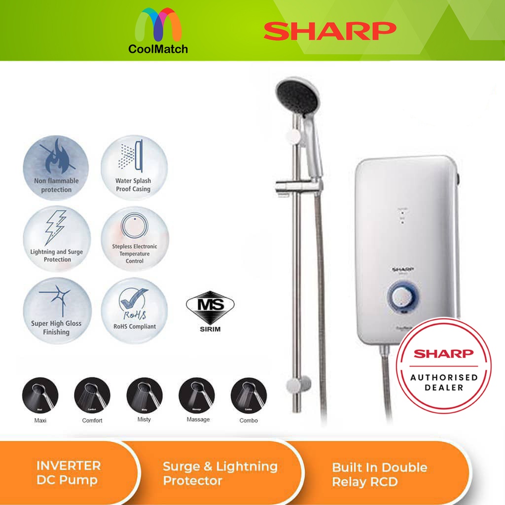 SHARP SILVER INSTANT WATER HEATER -WH-P315N | Shopee Malaysia