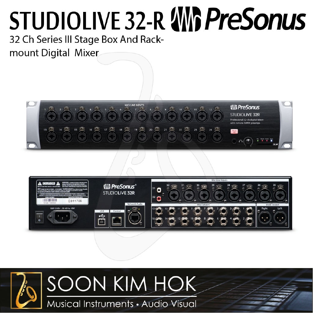 PRESONUS STUDIOLIVE 32-R 32 Ch Series III Stage Box And Rackmount ...
