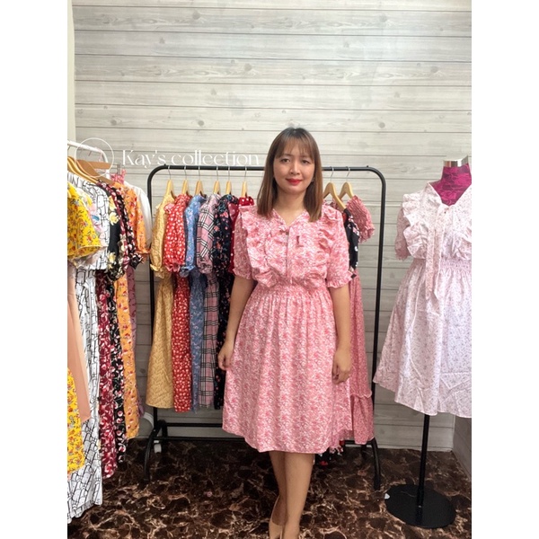 DRESS ROPOL COMEL BERBUNGA | Shopee Malaysia