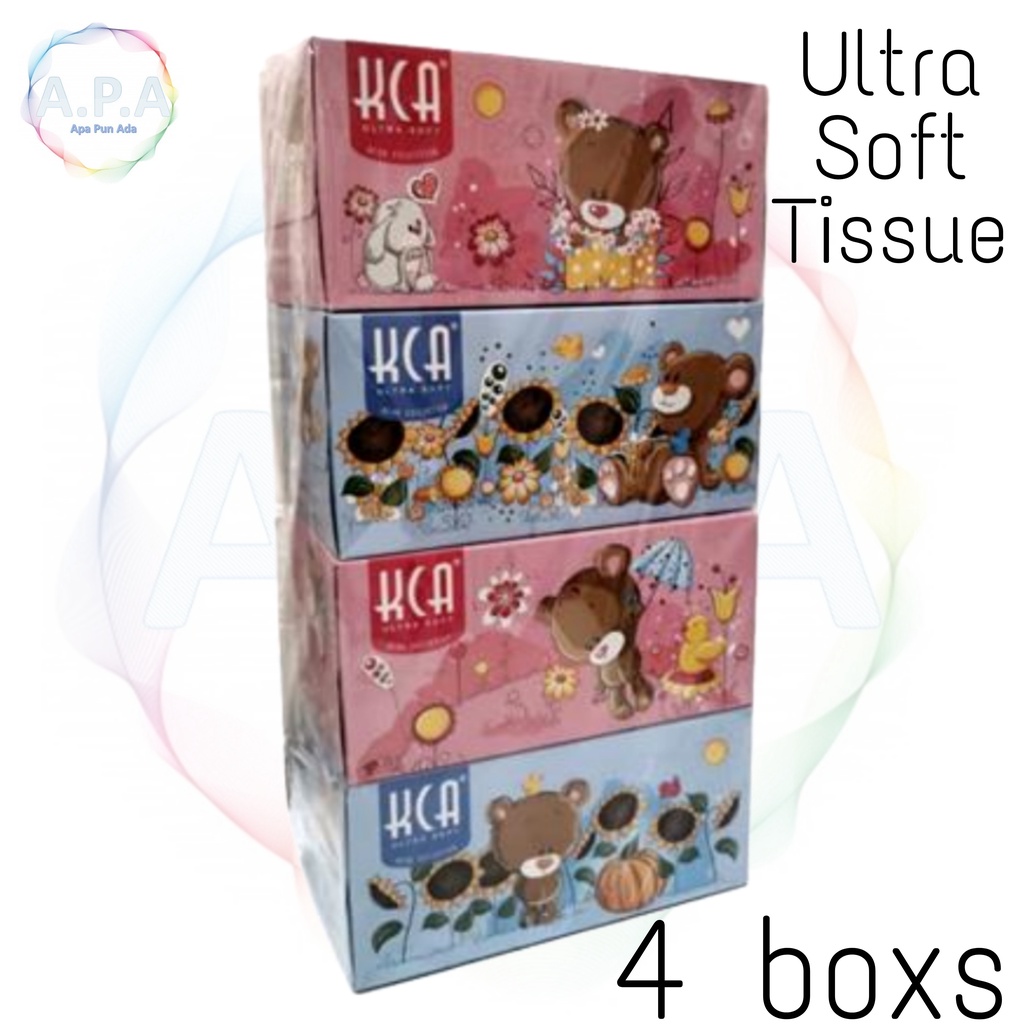 KCA Ultra Soft Unscented Box Tissue 2ply - 4 box X 170's | Shopee Malaysia