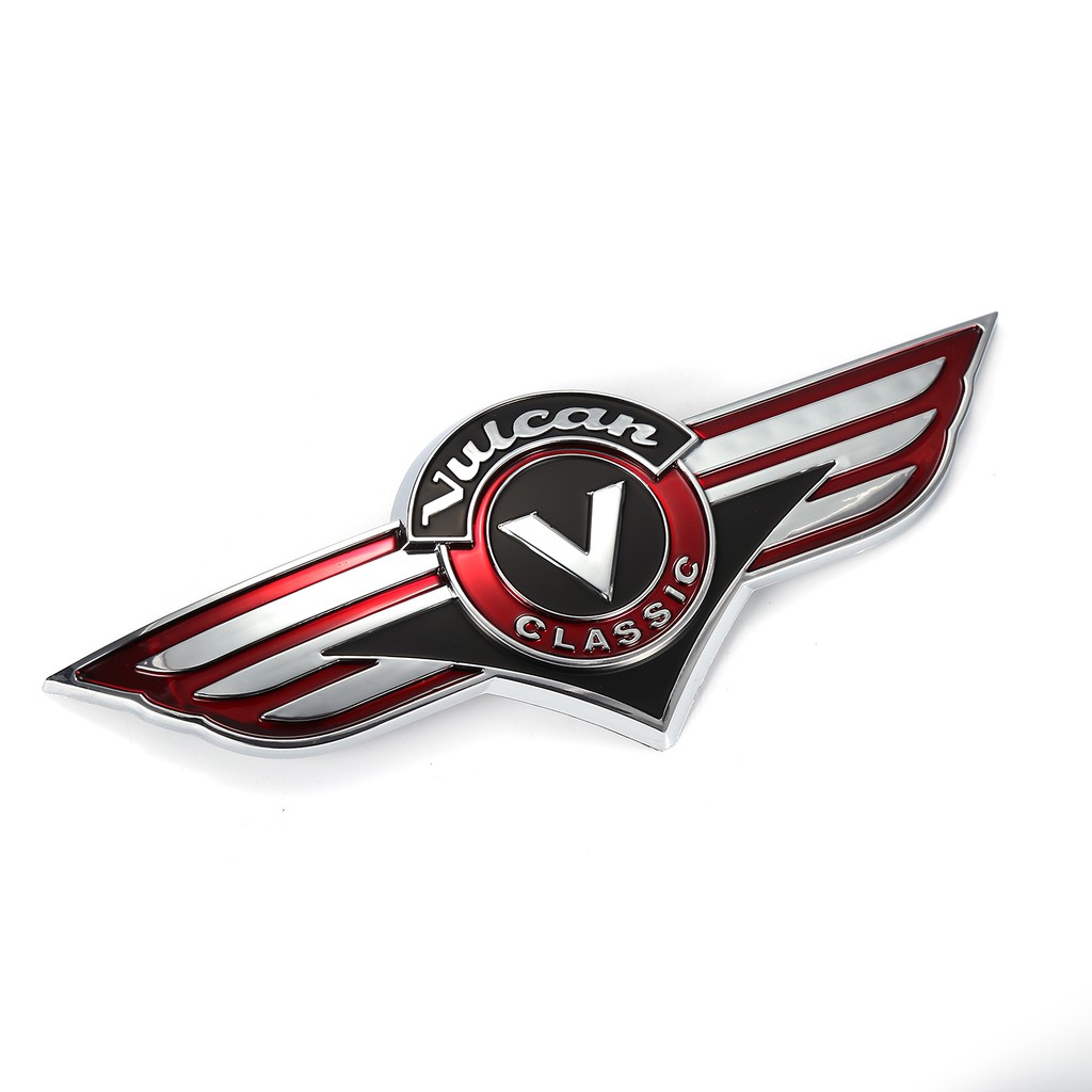 Pair Motorcycle Gas Tank Emblem Sticker Badge Decal For Kawasaki Vulcan ...