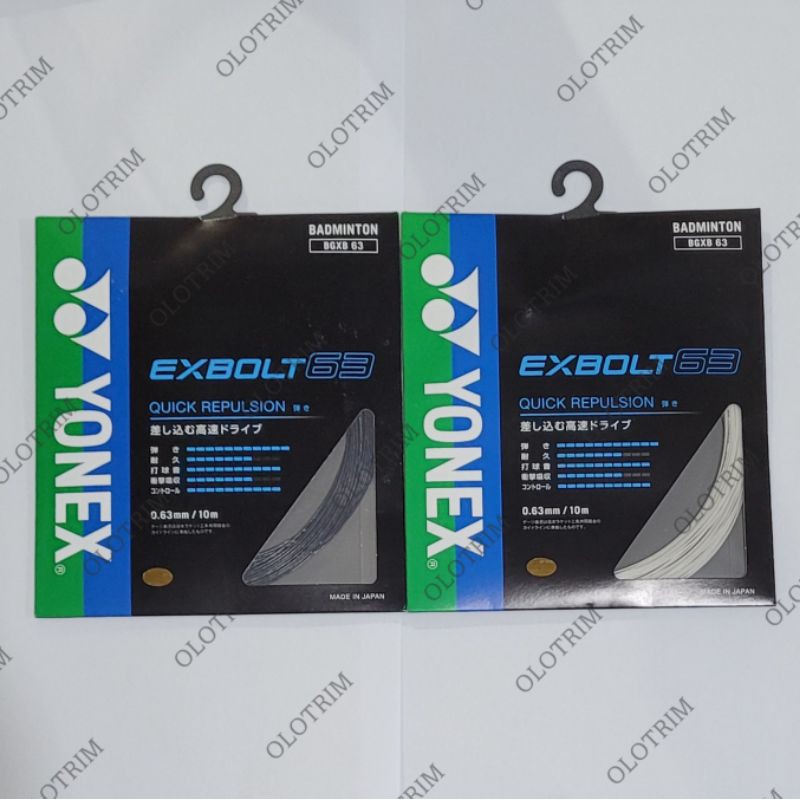Yonex Exbolt 63 JAPAN JP Badminton String Original | Shopee Malaysia