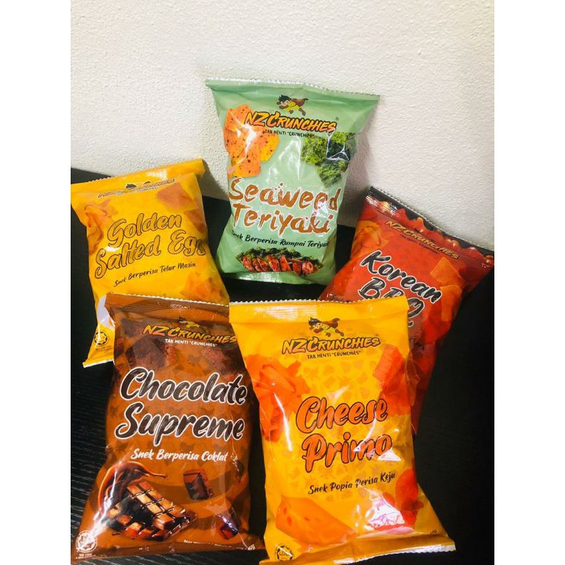 🔥viral nz crunchies 🔥edisi pouch pack(5 flavour) 🔥 | Shopee Malaysia