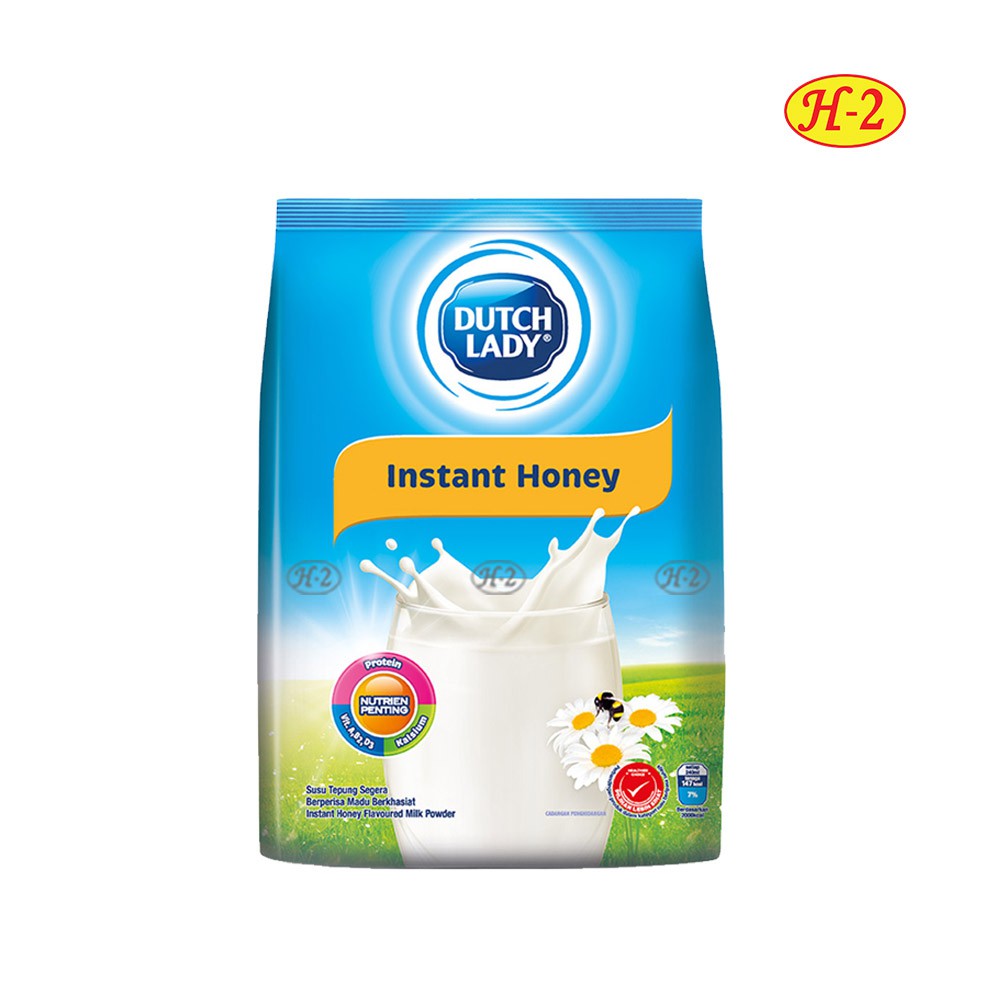 Dutch Lady Family Milk Formula Instant Plain / Full Cream / Honey (600g ...