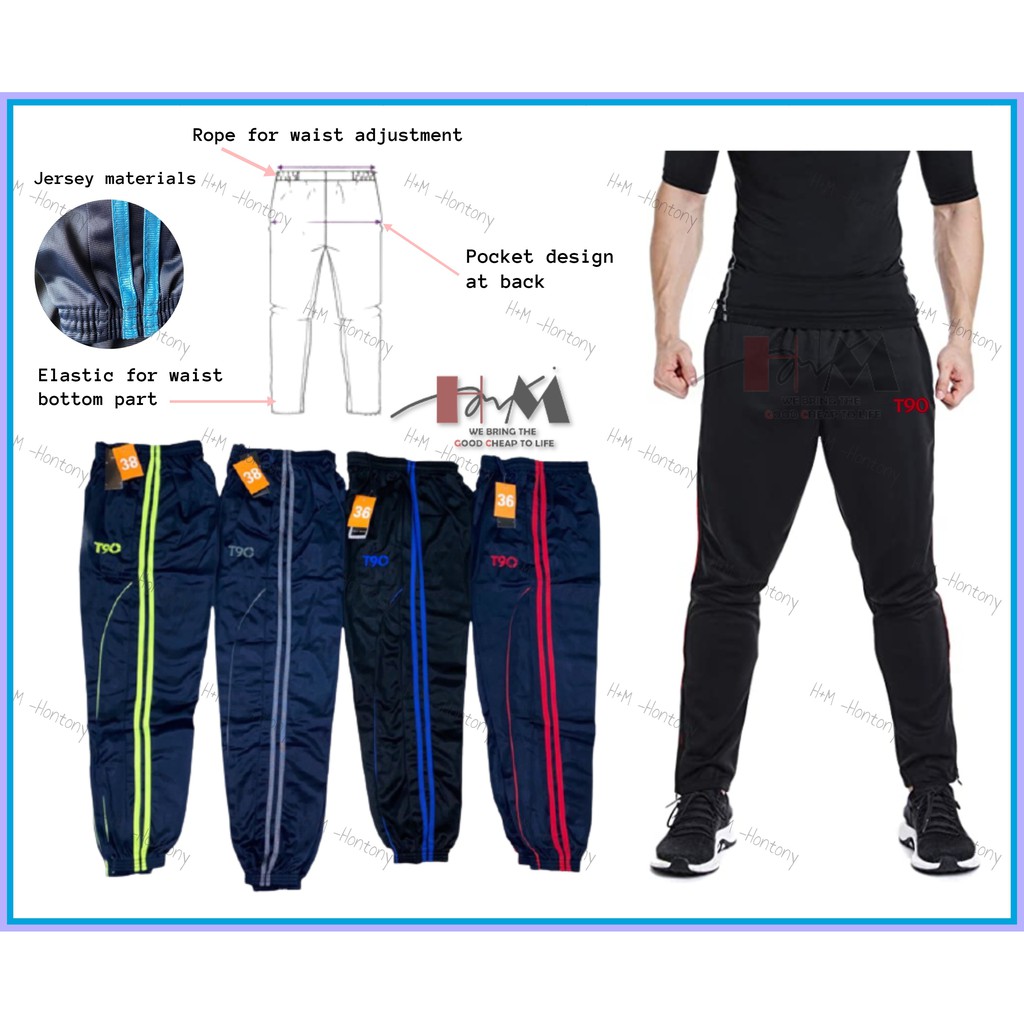 T90 LONG TRACKSUIT JOGGER SPORT / SELUAR PANJANG SENAMAN SUKAN（UNISEX ...
