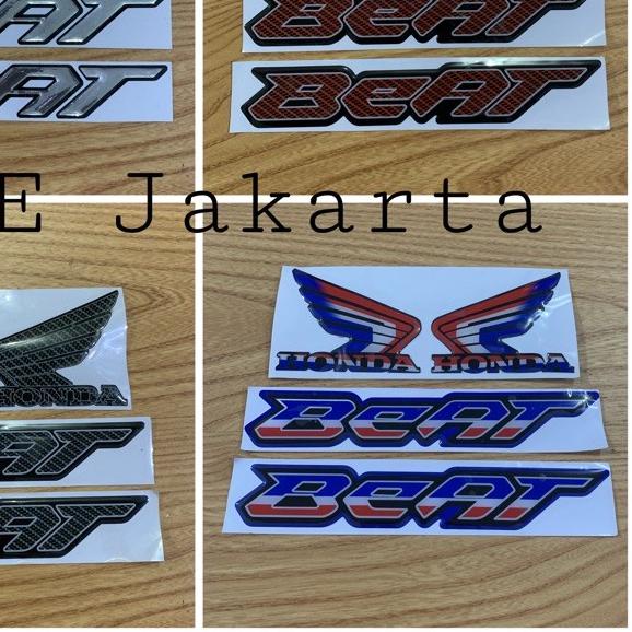 Honda WINGS BEAT Embossed RESIN Sticker EMBLEM Package | Shopee Malaysia