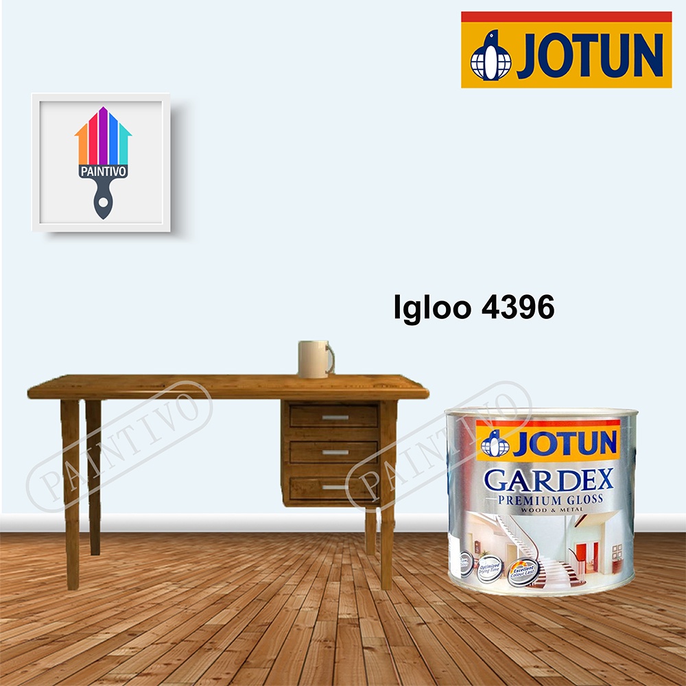 4396 Igloo 1L Jotun Gardex Premuim Gloss for Wood and Metal Surface Cat Kayu dan Pintu Besi ...