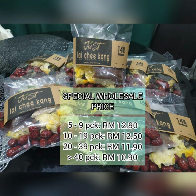 [ WHOLESALE ] JUST lai chee kang / laicikang / lai chi kang pek kering 💥 14 BAHAN 14 MINIT 💥 ...