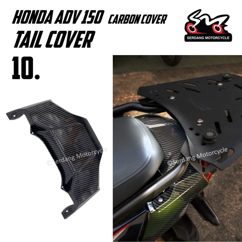 Honda ADV 150 Carbon Cover Set Water Transfer ADV150 Body Kit Coverset ...