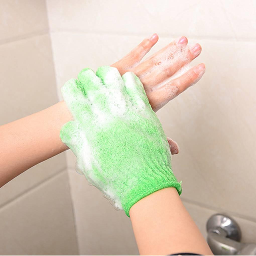 [topfire my]Shower Glove Exfoliating Sponge Wash Skin Back Skid ...