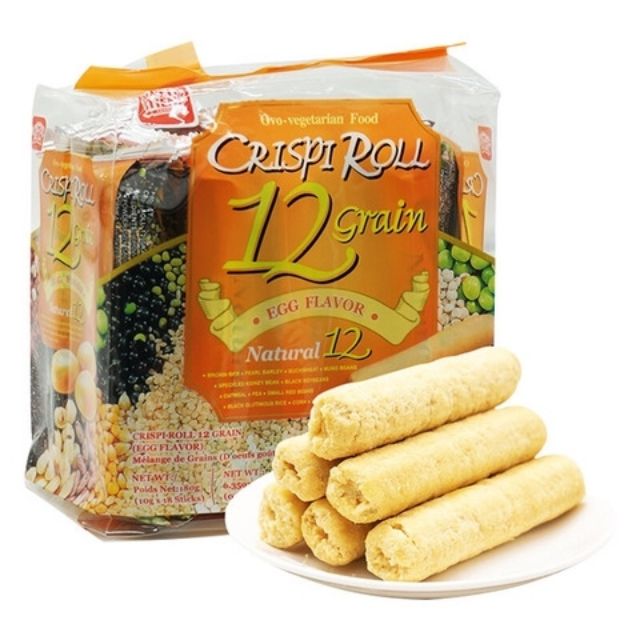 Crispi Roll 12 Grains (Seaweed/Eggs Flavour) | Shopee Malaysia