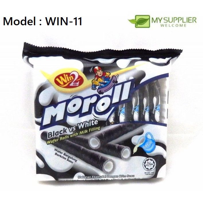 Win2 10in1 120g Moroll B&W Wafer Rolls-Milk (605F) | Shopee Malaysia