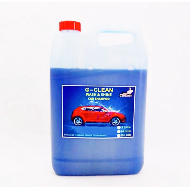 🌟READY STOCK 🌟G-CLEAN WASH AND SHINE CAR SHAMPOO 5 Liter | Shopee Malaysia