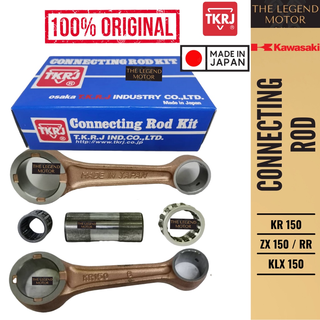 TKRJ Connecting Rod 100% Original Made in Japan Con Rod Kawasaki KR150 ...