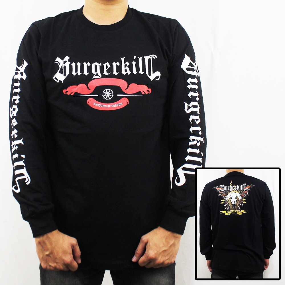 Burgerkill MUSIC SHIRT LONG SLEEVES 05 SIZE L XL XXL - BURGERKILL LONG ...