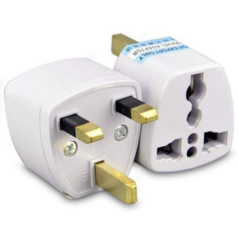 3 PIN PLUG MULTI ADAPTOR. 3 PIN TRAVELLER ADAPTOR WITH NEON (UK PIN ...