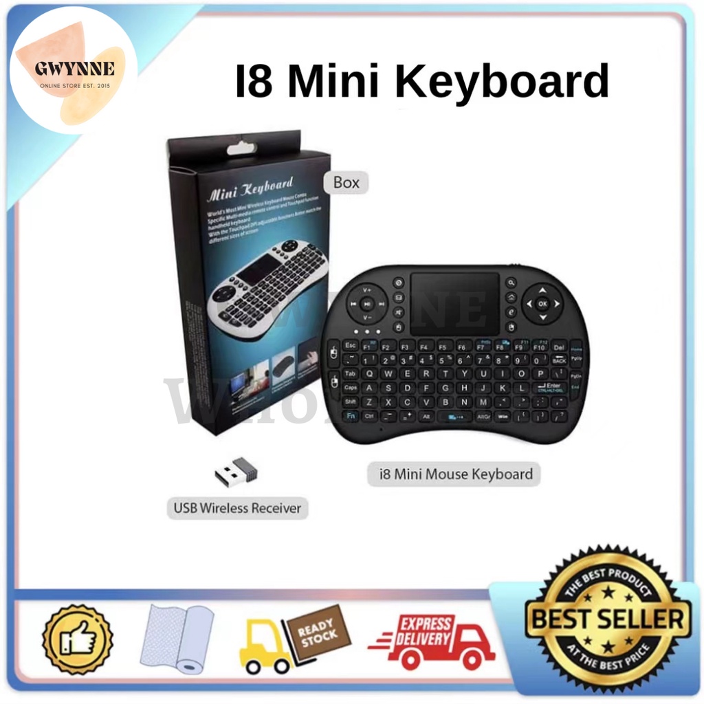 I8 Mini Keyboard Air Mouse Touchpad Fly Mouse Keypad For PC/ANDROID BOX ...