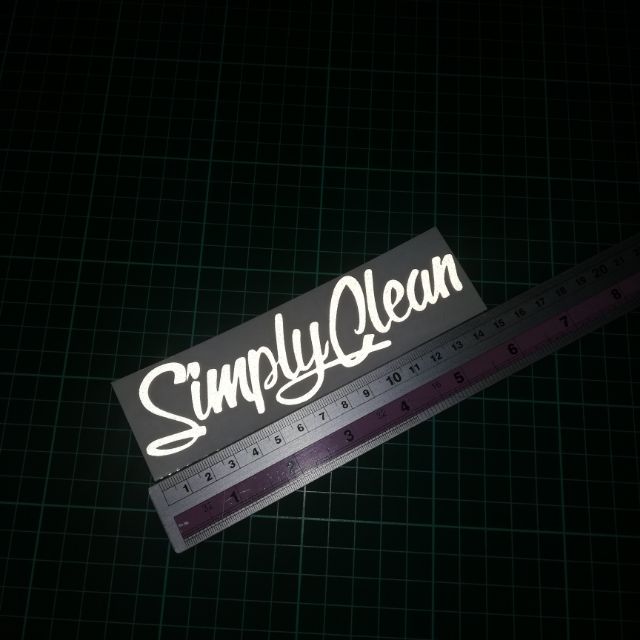 Sticker simply clean reflection sticker | Shopee Malaysia