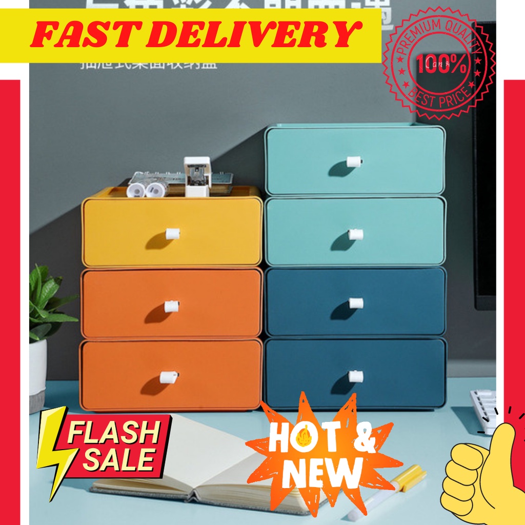 💥 EXCLUSIVE 💥 DRAWER STORAGE BOX - RAK BUKU / RAK ALATAN MAKEUP ...