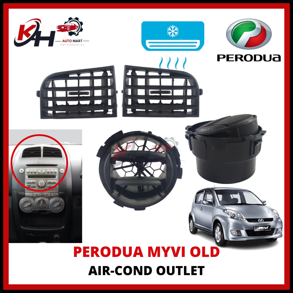 PERODUA MYVI OLD SE 05 CAR AIR COND OUTLET UNIT (OEM) AIRCOND VENT DAUN ...