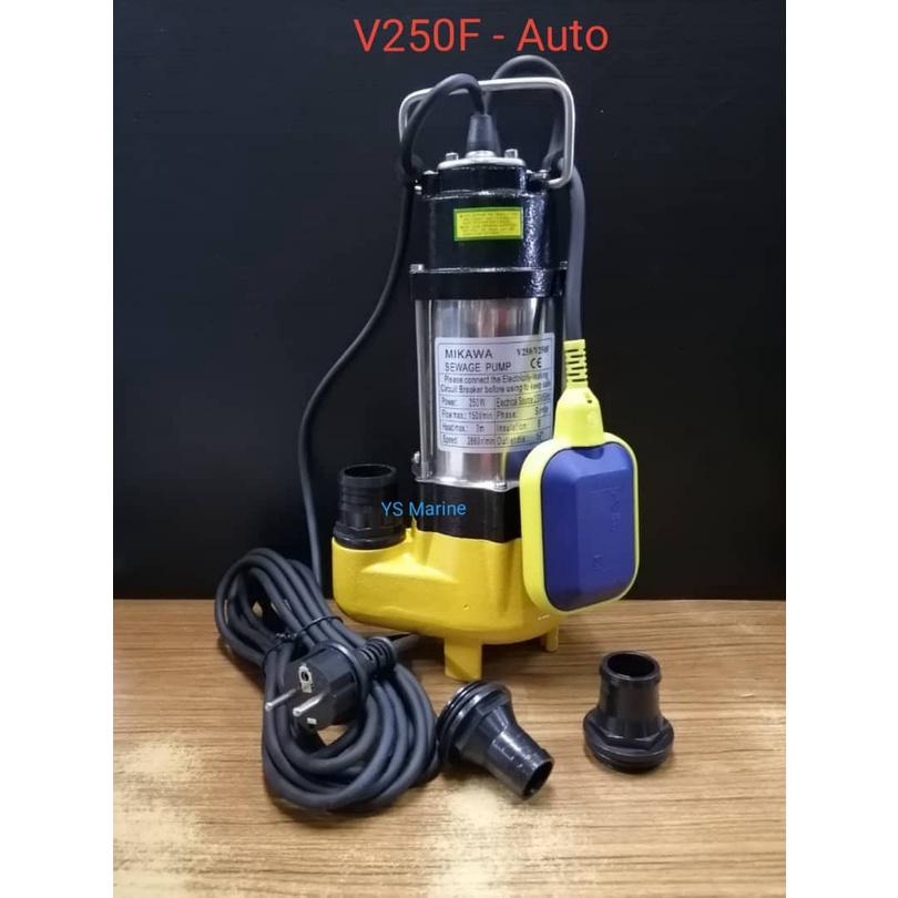 MIKAWA V250F AUTO SEWAGE SUBMERSIBLE PUMP | Shopee Malaysia
