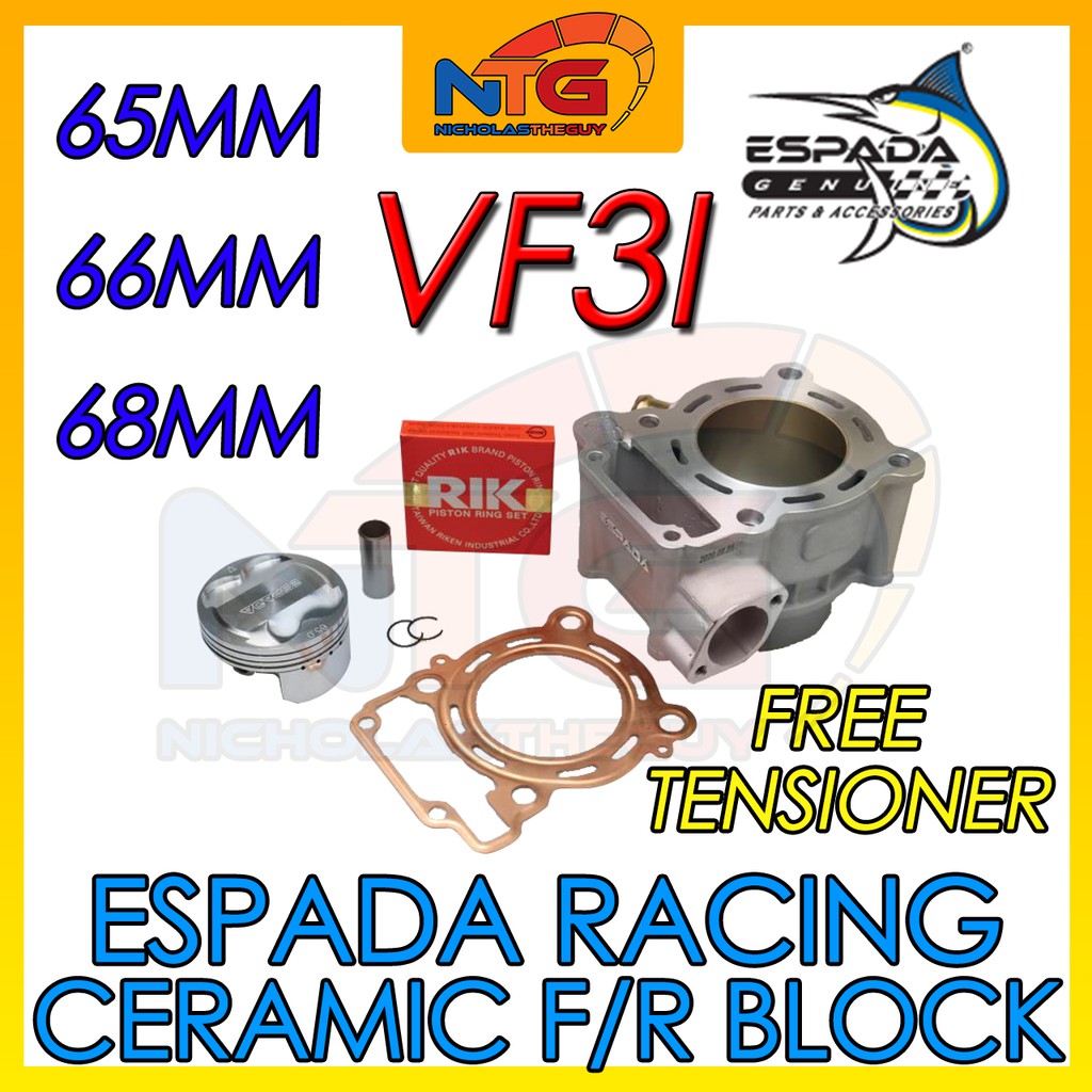 Espada Racing Ceramic Block Set Forged VF3I SYM 185 65mm/66mm/68mm | Shopee Malaysia