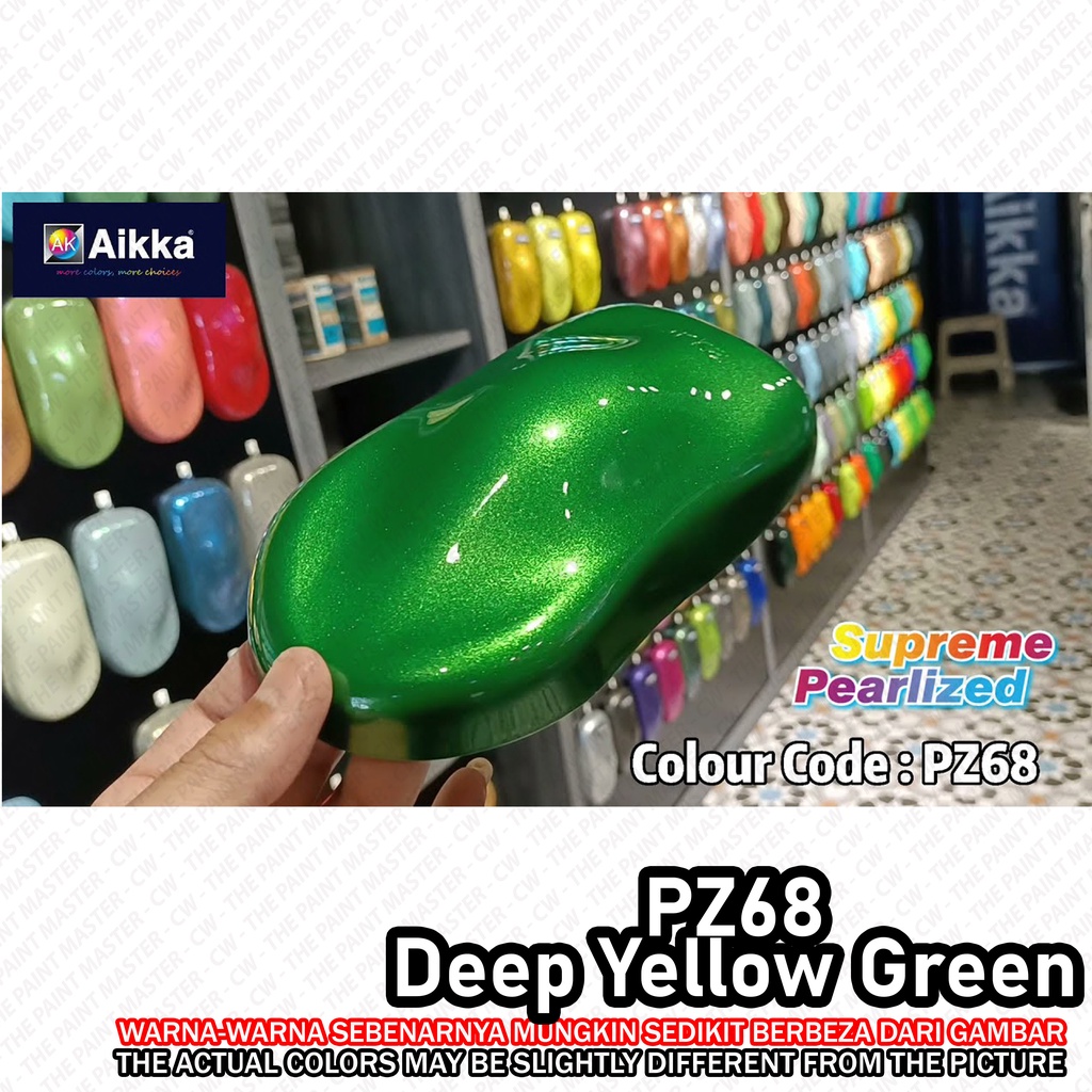 [ PZ67 Lusu Green PZ68 Deep Yellow Green ] Supreme Metallic AK Paint ...