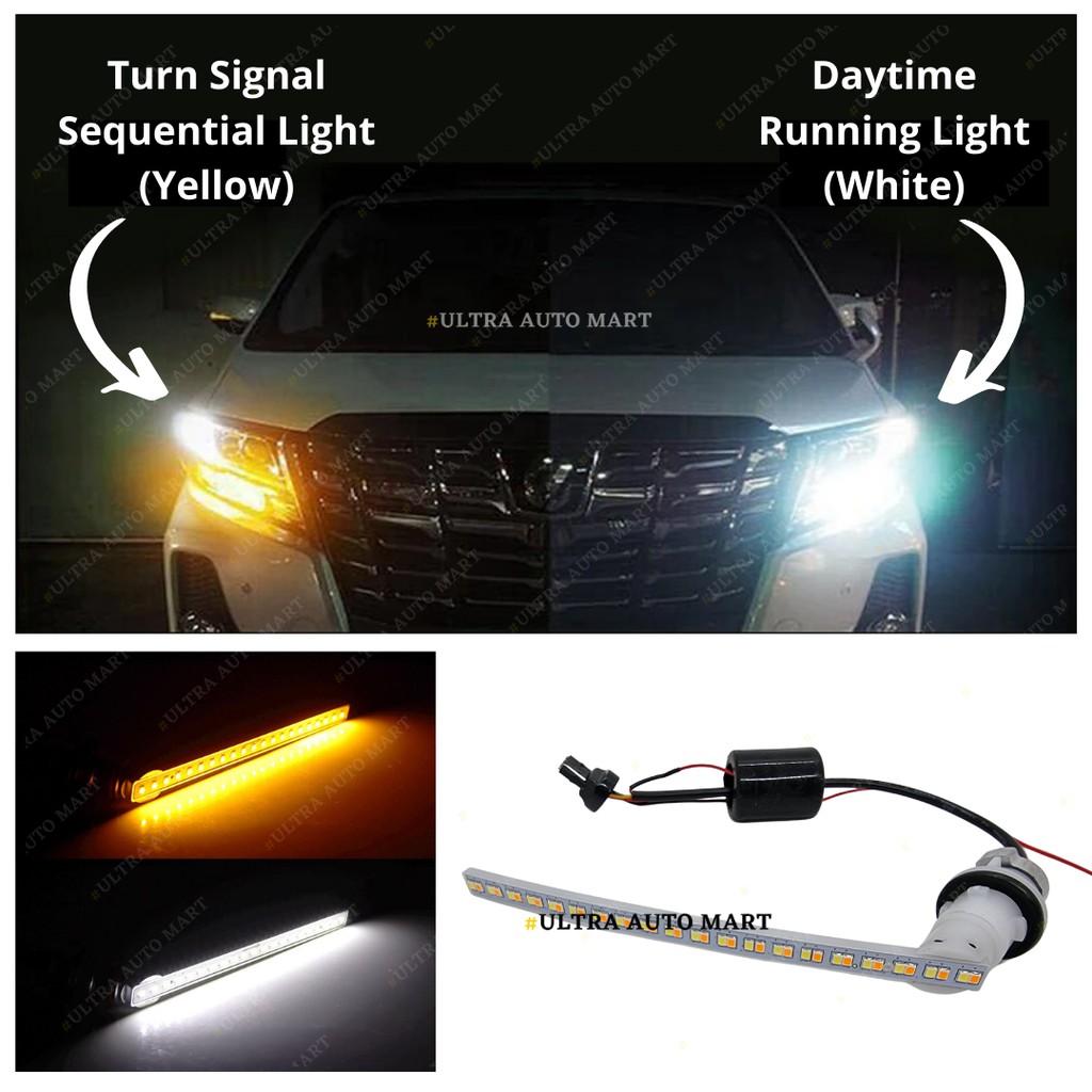 TOYOTA ALPHARD AGH30 Series Noah LED DRL Turn Signal Sequential Turning ...
