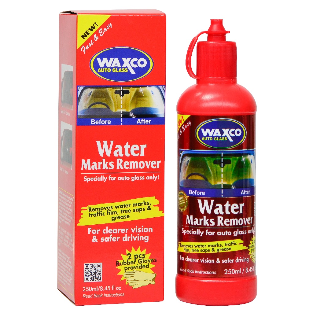 Waxco Watermark Remover (250ml) + 2pcs Rubber Gloves (Hilangkan Water ...
